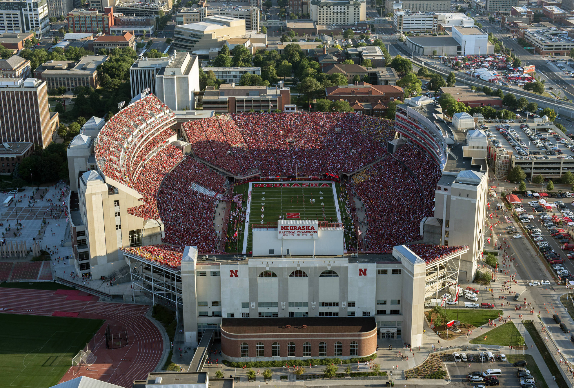 Memorial Stadium Aerial