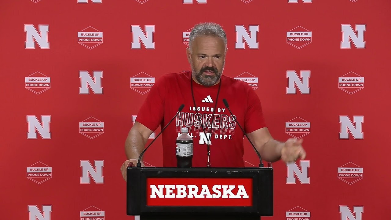 🎙️ Nebraska Football Week 5 Media Availability with Coach Rhule ...