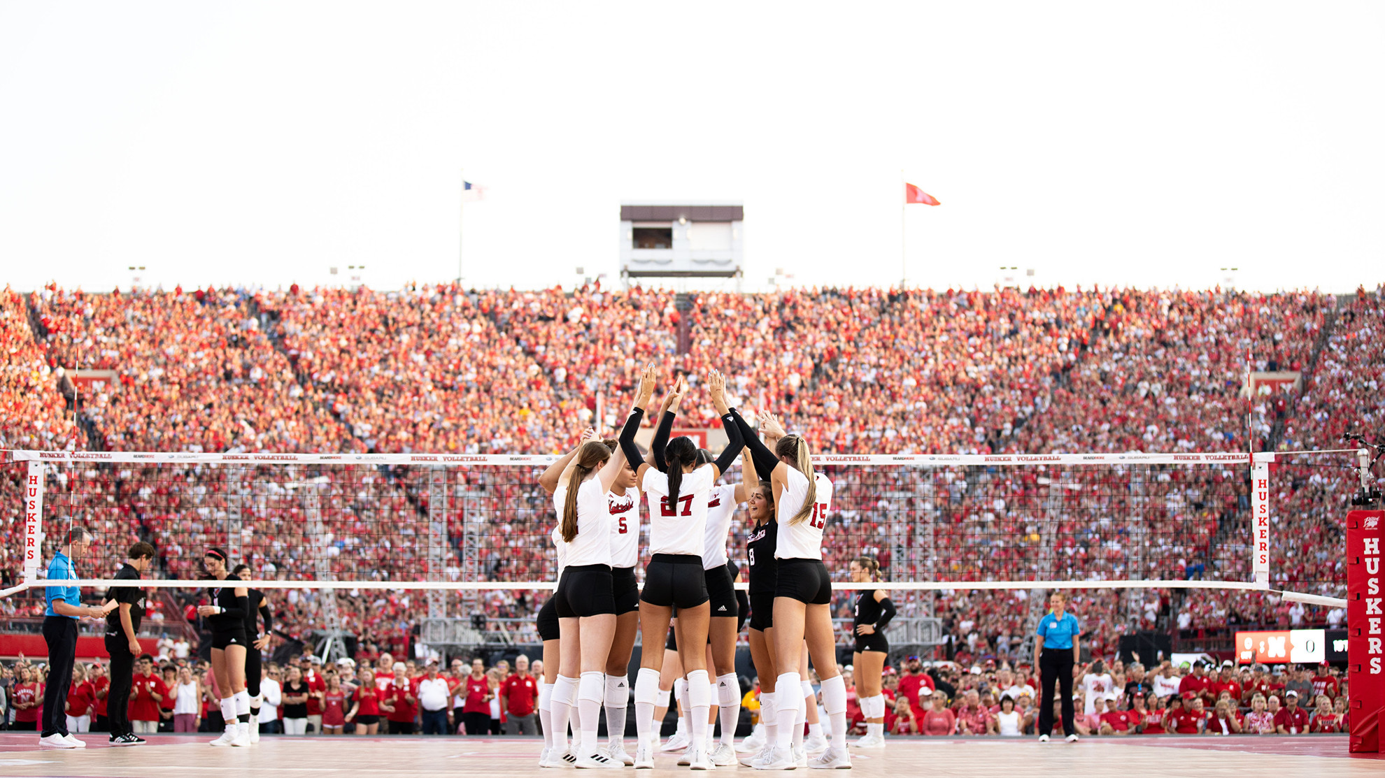 Huskers Sweep Omaha in Front of Record Crowd - University of Nebraska ...