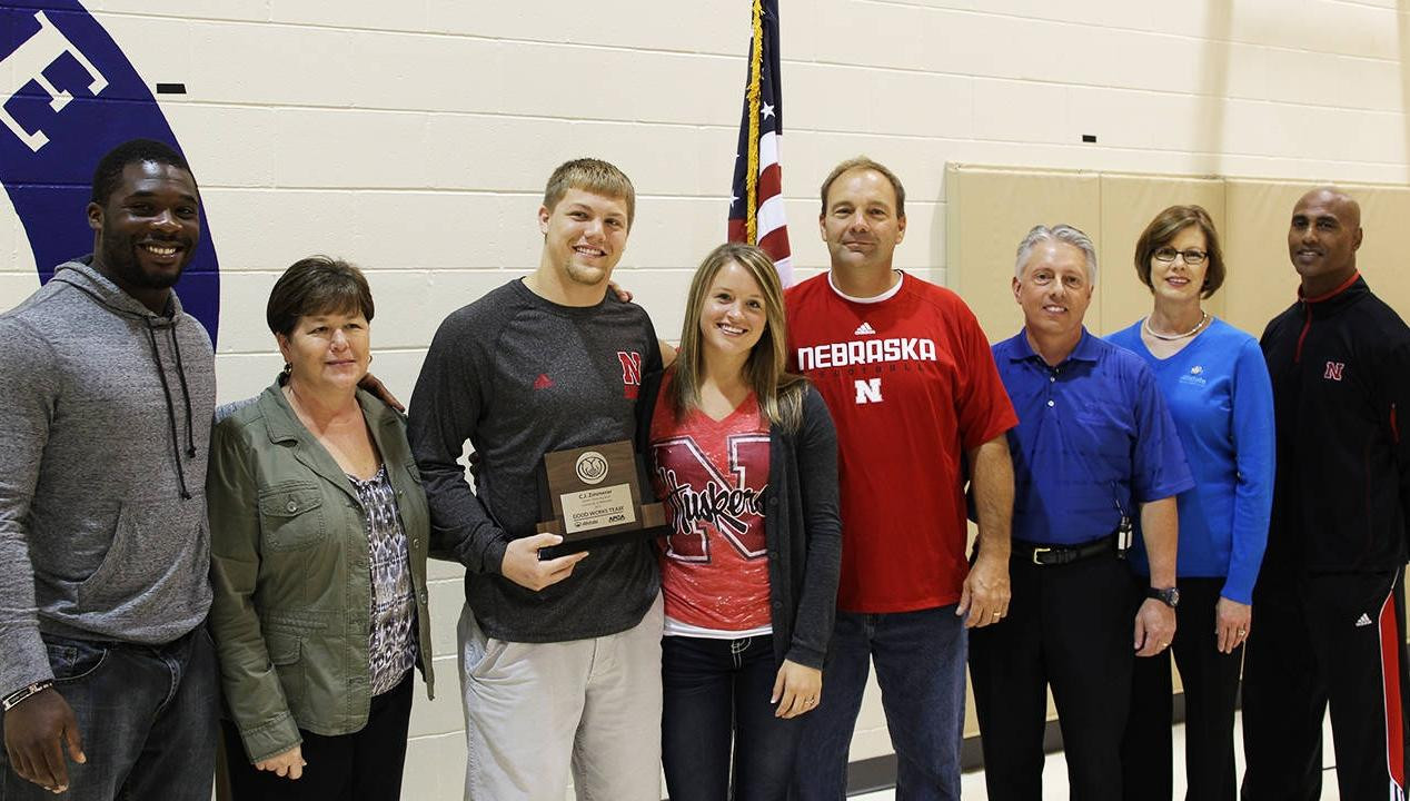 Zimmerer Named to AFCA Good Works Team - University of Nebraska ...