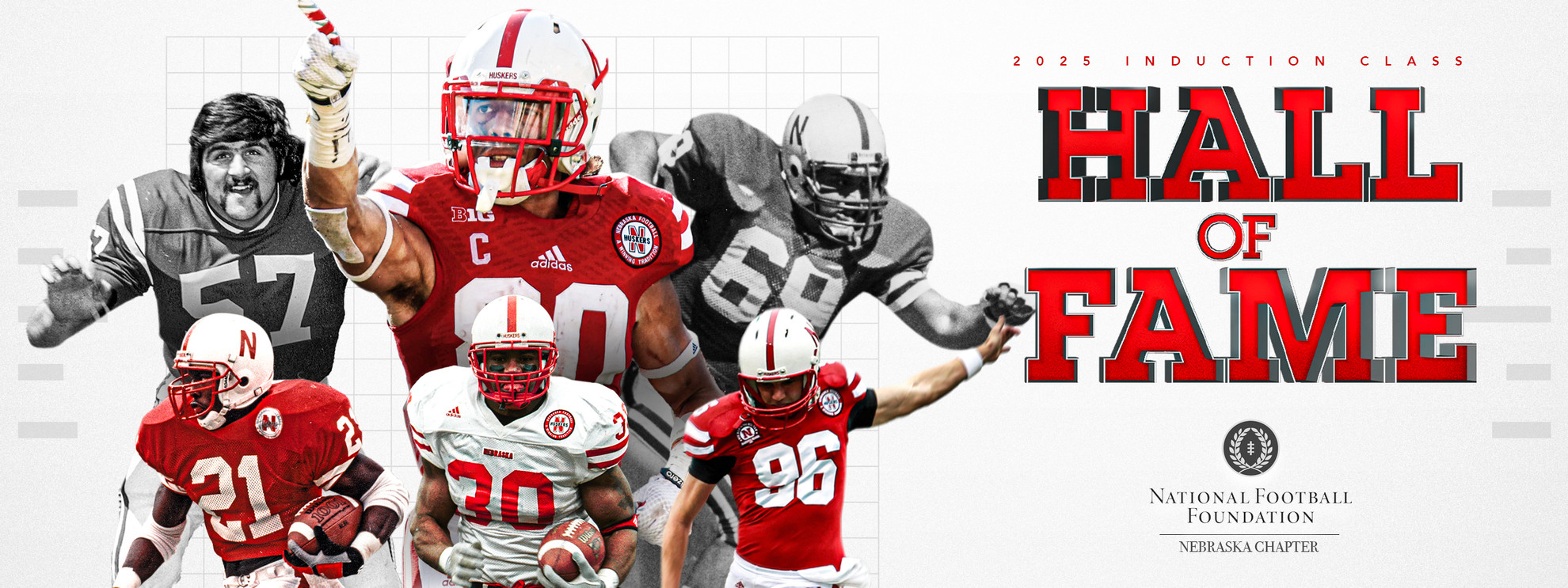 Six Former Huskers Highlight 2025 Nebraska Football Hall of Fame Class - University of Nebraska ...