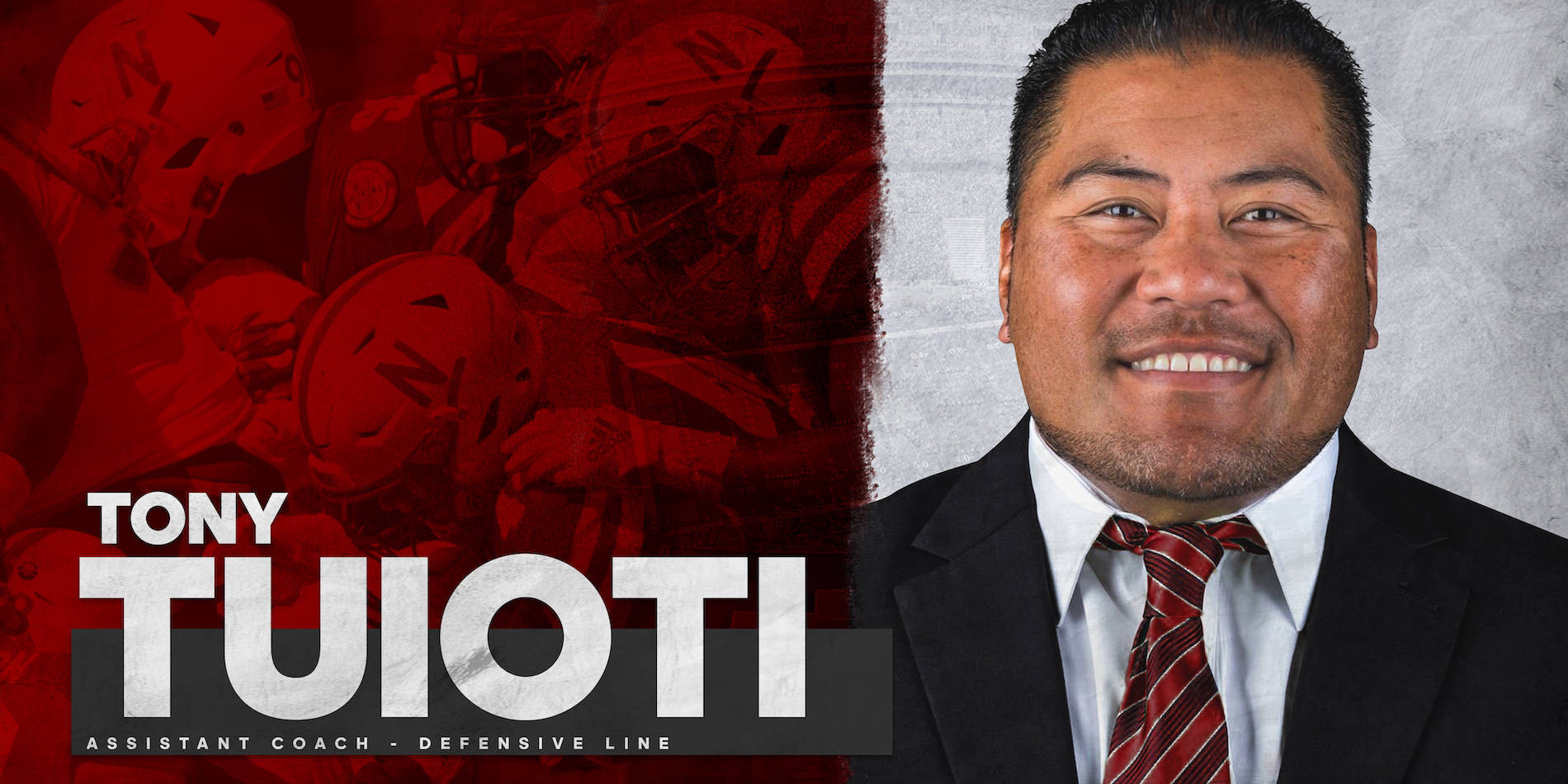 Tuioti Named Husker Defensive Line Coach - University of Nebraska ...