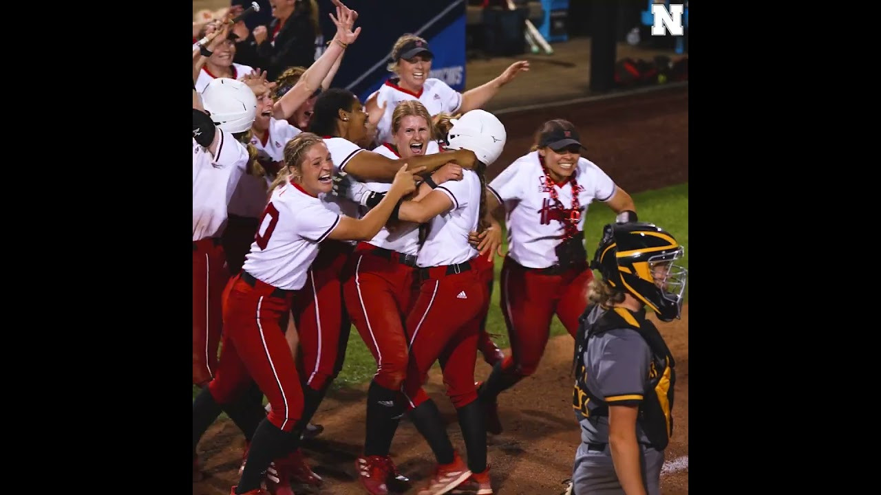 Katelyn Caneda Husker Softball Walk-Off Winner - University of Nebraska ...