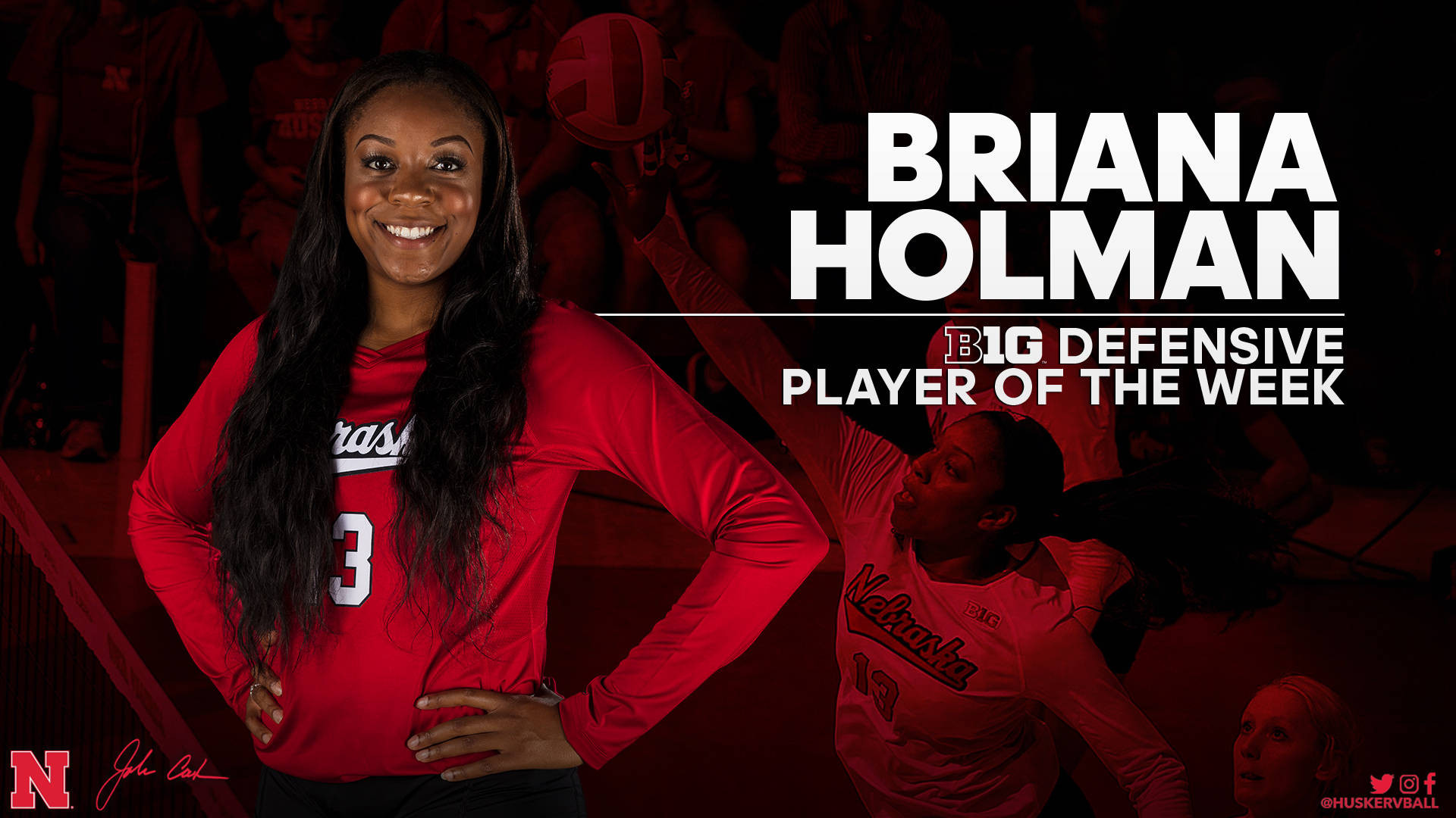 Briana Holman - Volleyball 2017 - University of Nebraska - Official ...