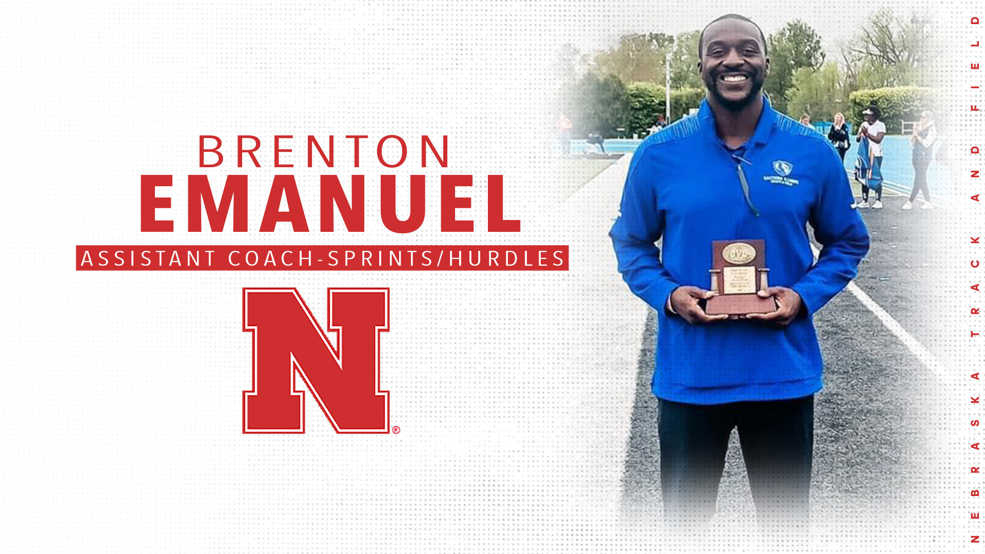 Emanuel Named Assistant Track Coach - University of Nebraska - Official ...