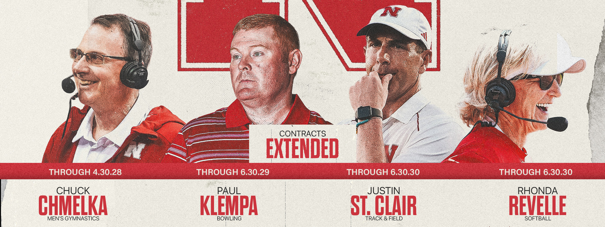 Huskers Sign Head Coaches to New Deals - University of Nebraska ...