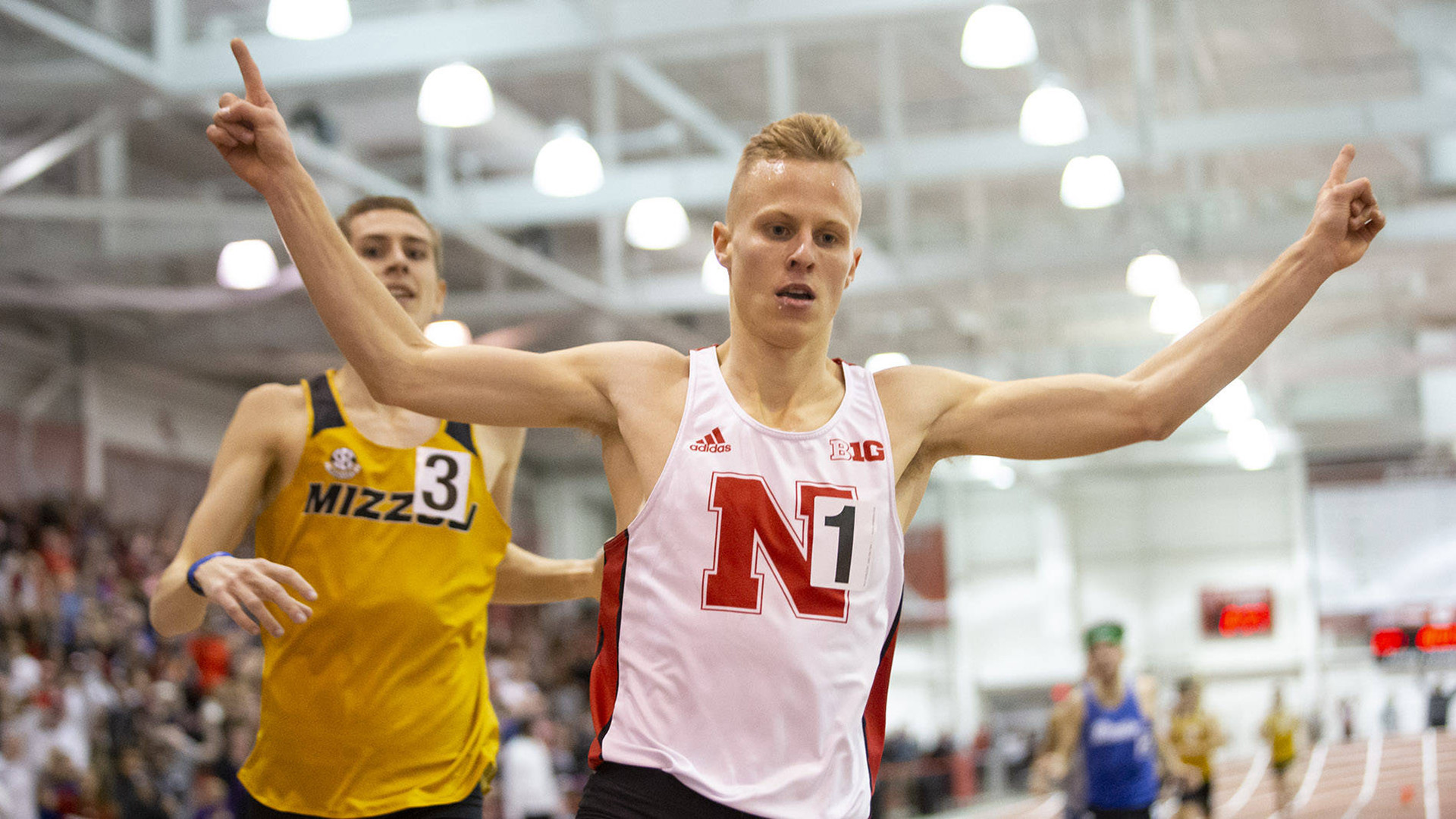 Kusche Breaks Mile Record at Washington - University of Nebraska ...