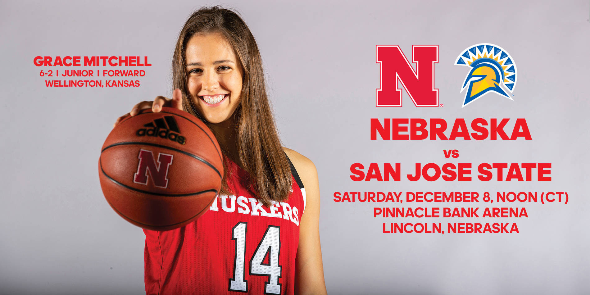 Huskers Continue Home Stand with Spartans - University of Nebraska ...
