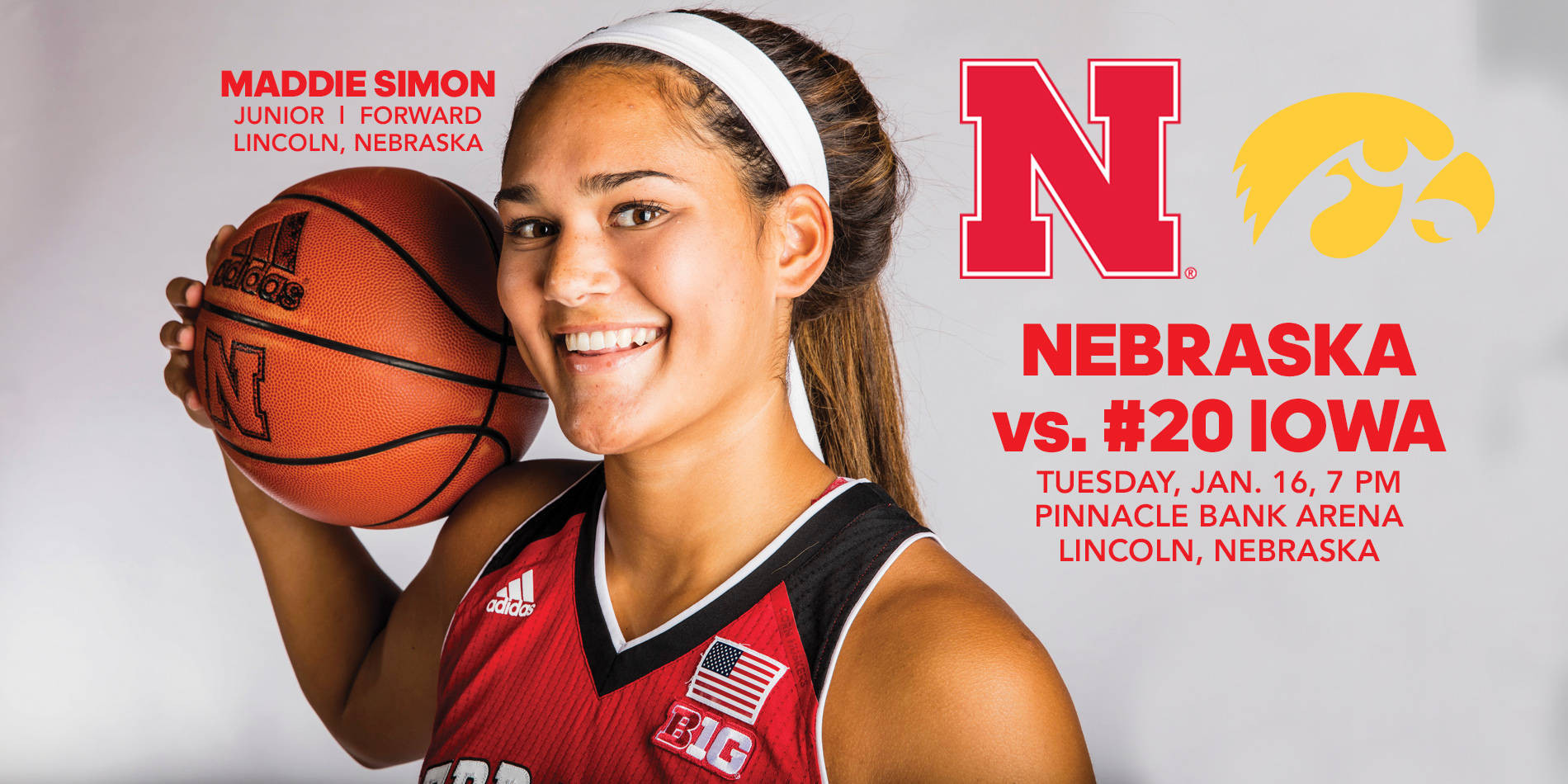 Huskers to Clash with No. 20 Hawkeyes - University of Nebraska ...