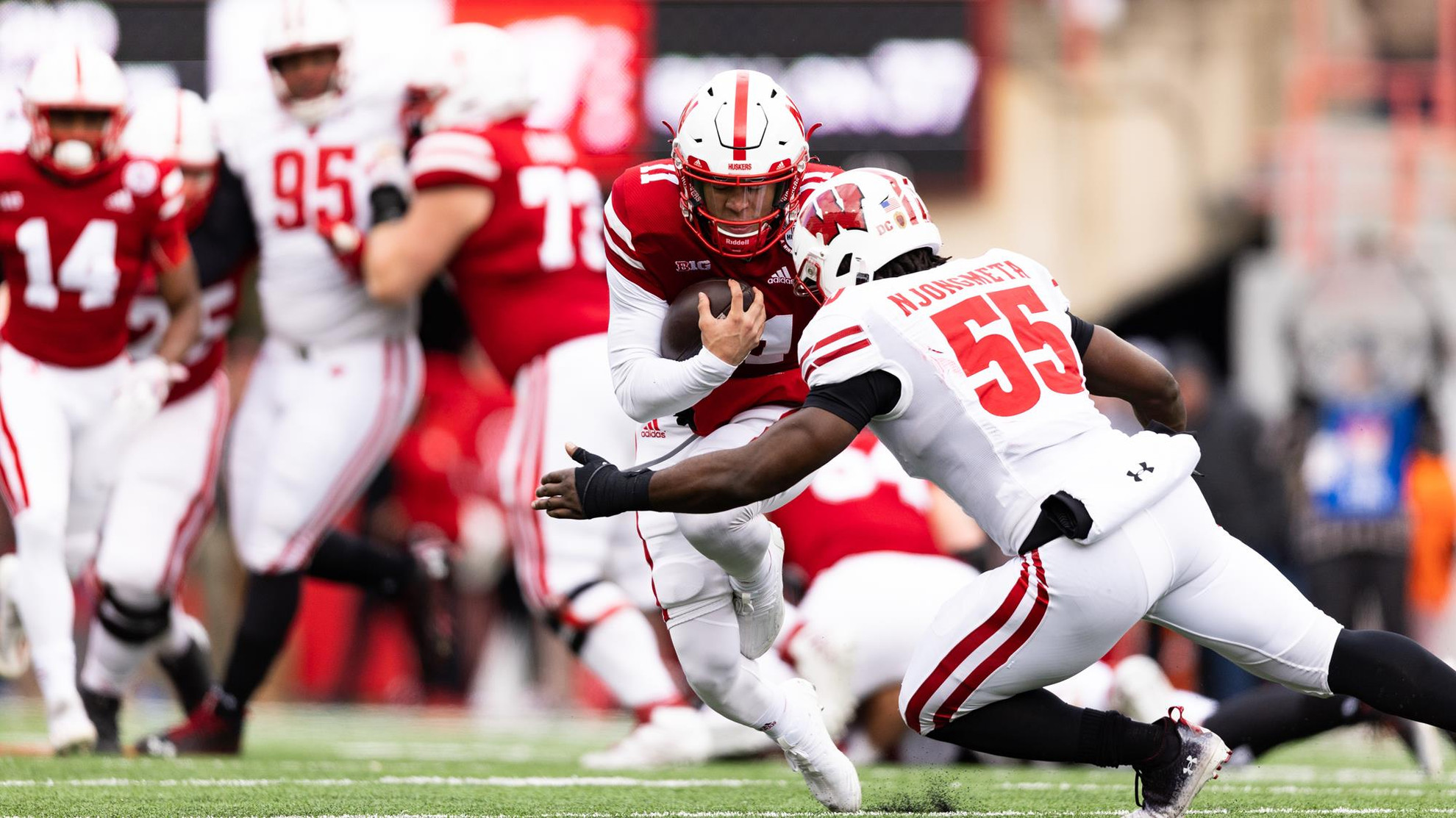 Huskers Drop Final Home Game to Badgers - University of Nebraska ...