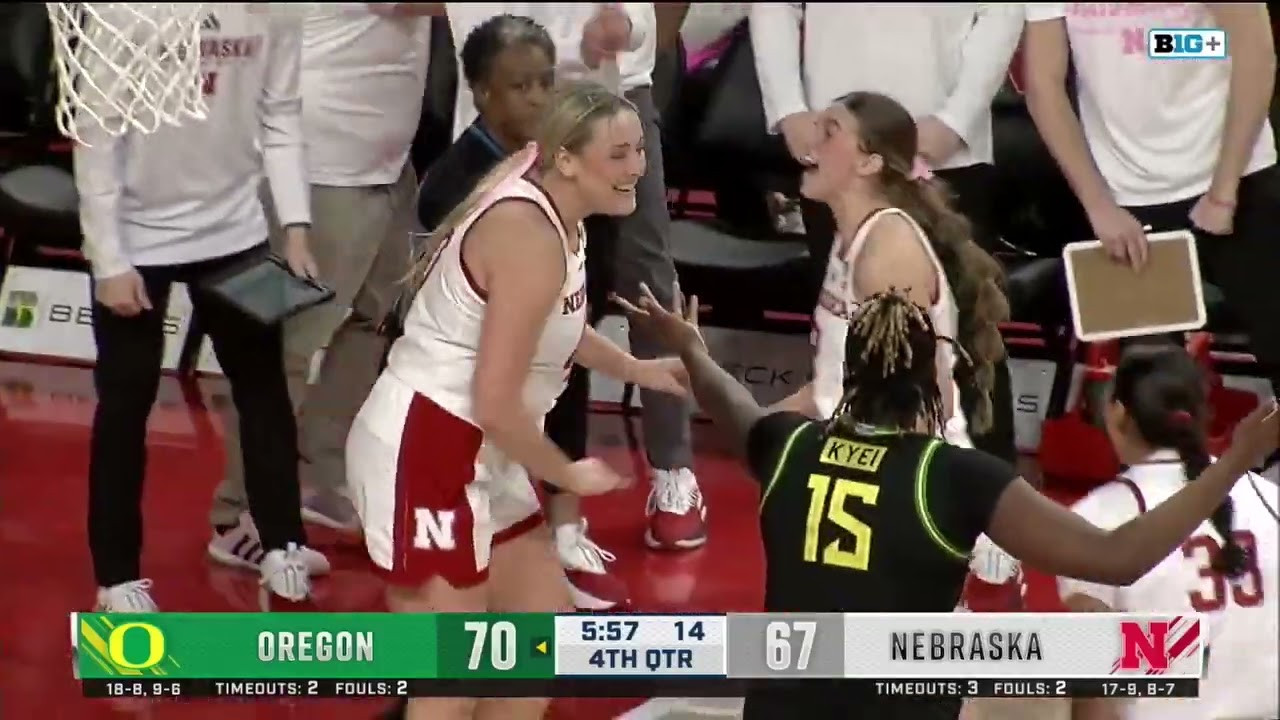 OVERTIME THRILLER | Nebraska Women's Basketball Highlights vs. Oregon ...