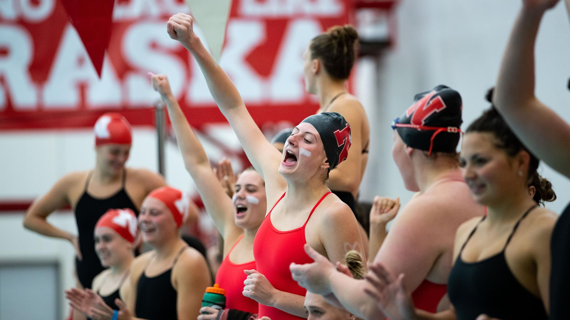 Swim & Dive - Scarlet vs Cream - University of Nebraska - Official ...