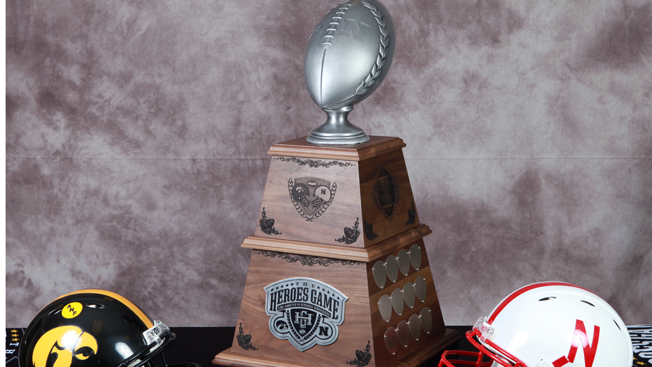 Nebraska and Iowa Announce the Heroes Game Trophy - University of Nebraska - Official Athletics ...