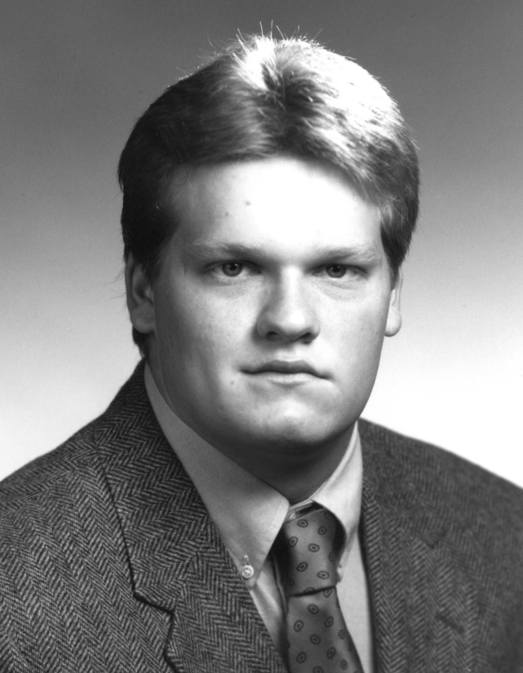 Erik Wiegert - Football 1991 - University of Nebraska - Official ...