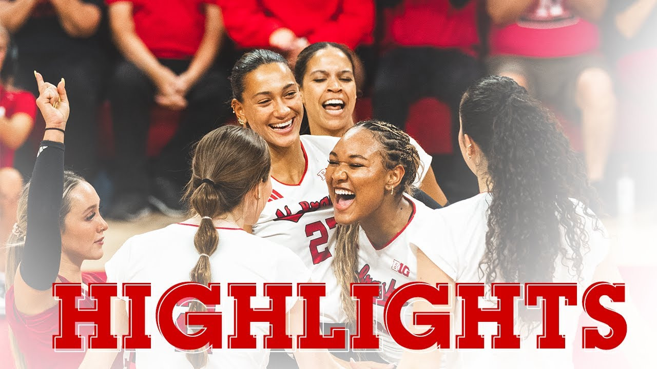 Huskers sweep Wright State in home opener | Nebraska Volleyball Highlights - University of ...